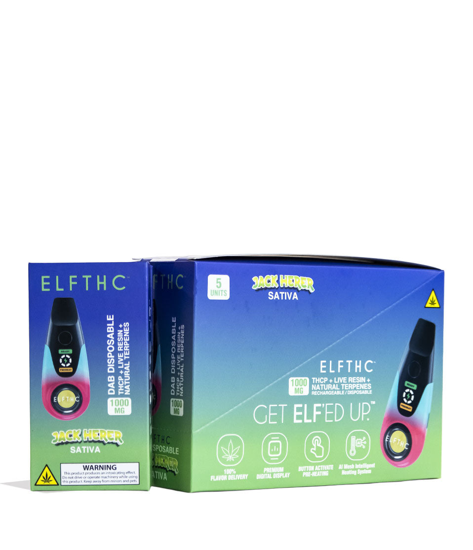 Buy Wholesale Elf THC 1000mg THCP + Live Resin Dab Disposable 5pks ...
