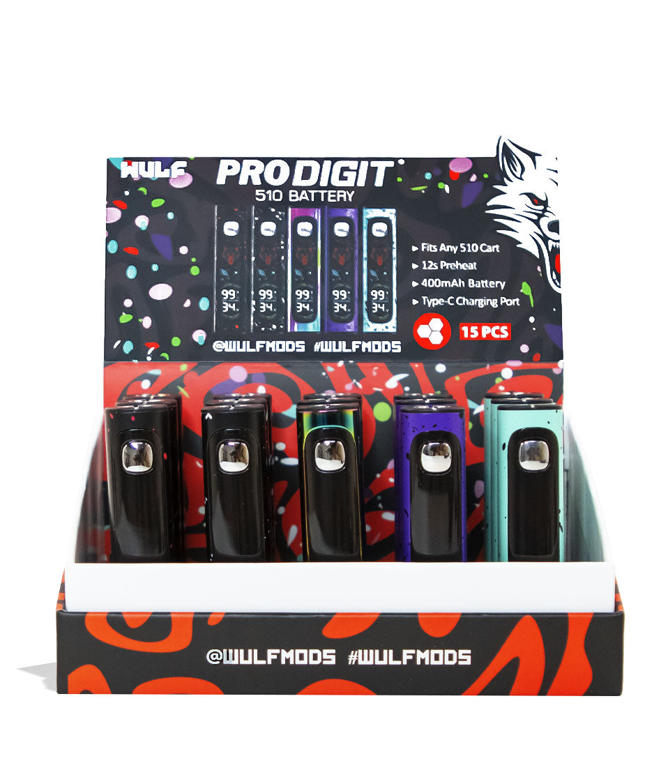 Buy Wholesale Wulf Mods Pro Digit Variable Voltage Battery 15pks – Got ...
