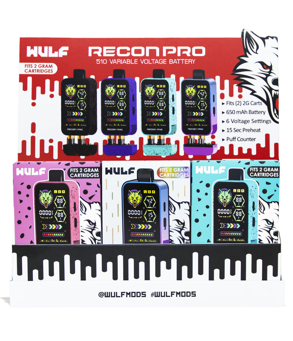 Buy Wholesale Wulf Mods Recon Pro Dual 510 Voltage Battery 9pks – Got ...